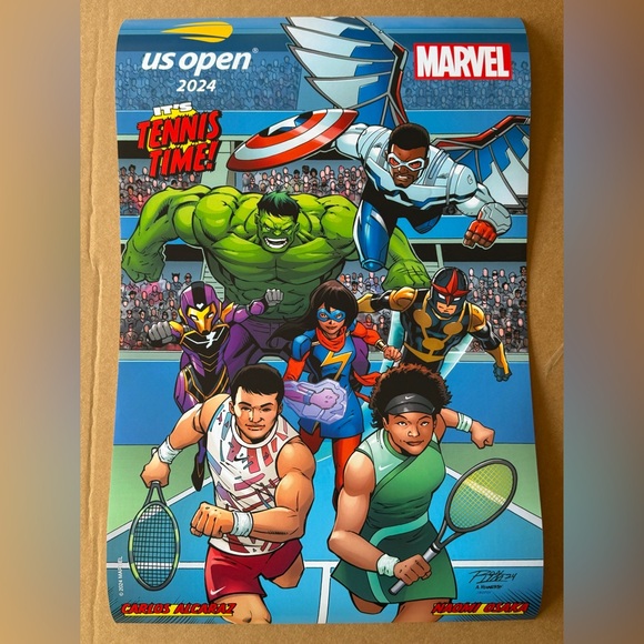 Marvel | Other | Marvel 224 Us Open Poster Collectible | Poshmark